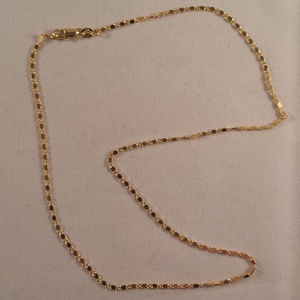 Jewelry | 18k Yellow Gold Filled Tile Chain Necklace 18 | Poshmark